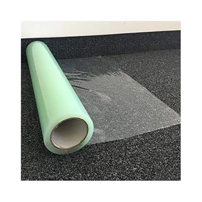 중국 24" 롤 사이즈 접착 카펫 보호기 바닥 보호 필름 절단 생산 유형 판매용