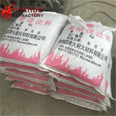 China 2018 Top 10 Furnace Refractory Insulation Castable Cement with 0.1-0.3% CrO Content for sale