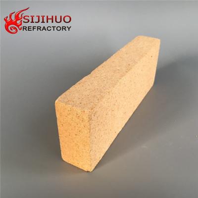 China 50%-65% SiO2 Content Low Creep Fire Insulating Bricks for Thin Brick Yellow Furnaces for sale