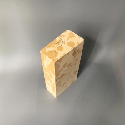 China 63% Al2O3 Content Glass Furnace Refractory Brick Silica Brick 230*114*65mm for sale