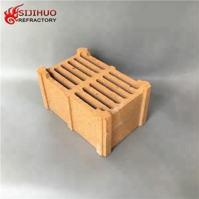 China tijolos refratários de verificação de primeira linha com teor de CrO de 0,1 a 0,3% e teor de SiC de 1,2 a 1,4%. à venda