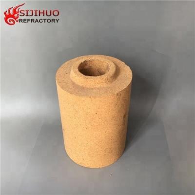 Cina 50T/D Capacità blocco di allumina forma personalizzata fuoco argilla acciaio Corridore mattone per l'industria siderurgica in vendita