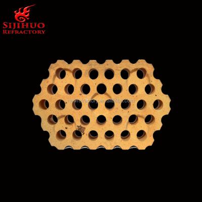Cina mattoni da fuoco per forno di riscaldamento 230x114x65 mm Dimensione e contenuto di SiO2 43-58% in vendita
