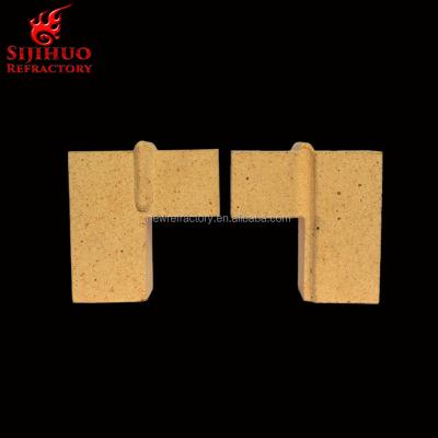 Cina mattoni da fuoco per forno di riscaldamento 230x114x65 mm Dimensione e contenuto di SiO2 43-58% in vendita