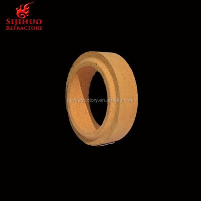 Cina mattoni da fuoco per forno di riscaldamento 230x114x65 mm Dimensione e contenuto di SiO2 43-58% in vendita