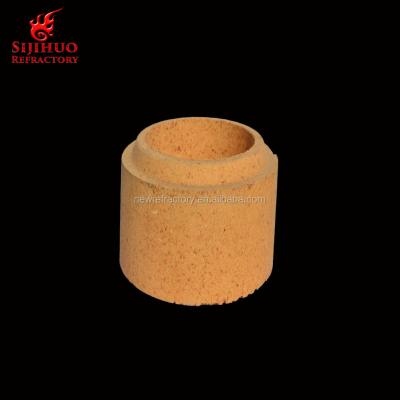 Cina mattoni da fuoco per forno di riscaldamento 230x114x65 mm Dimensione e contenuto di SiO2 43-58% in vendita