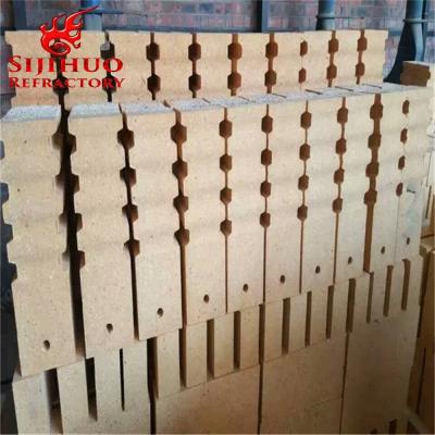 China Yellow Alumina Block Customized Shape Fire Clay Anchor Brick for Customized Solutions for sale
