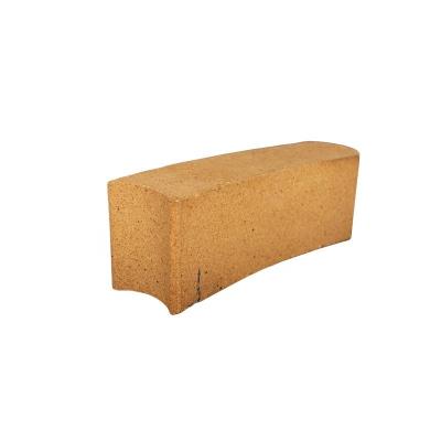 China 230x114x65mm Round Fire-Resistant Curved Fire Brick with ISO9001 Certificate for sale