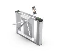 Quality Secure Access Control Tripod Turnstile Gate with IC Card Facial Recognition QR for sale