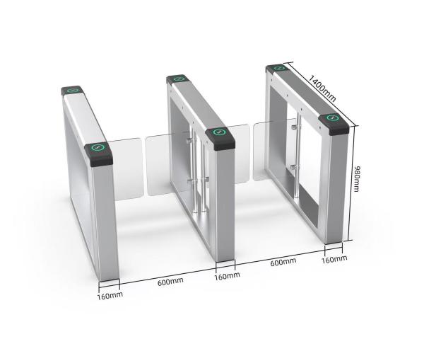 Quality Robust Flap Turnstile Gate Anti Collision Boom Barrier Gate Access Control for sale