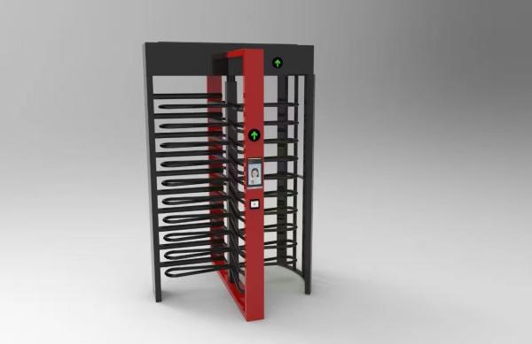 Quality Face Recognition Turnstile Barrier Gate System Access Control Full Height for sale
