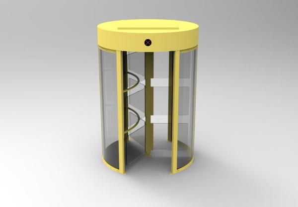 Quality Face Recognition Turnstile Barrier Gate System Access Control Full Height for sale