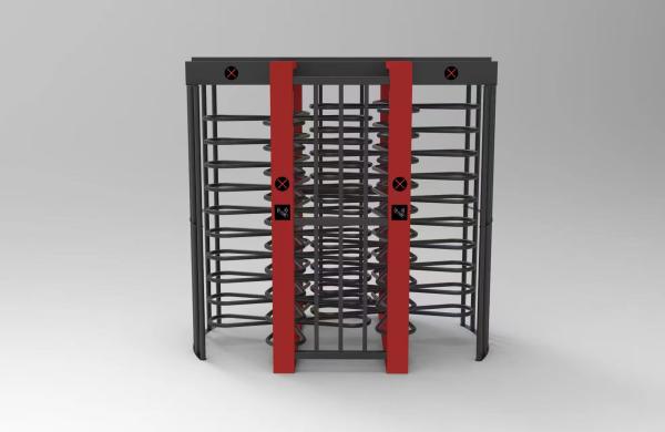 Quality Face Recognition Turnstile Barrier Gate System Access Control Full Height for sale