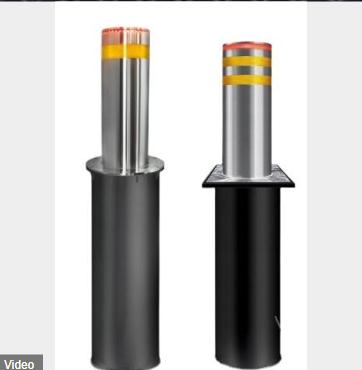 China 350W Integrated Hydraulic Rising Bollards 20KN Hydraulic Bollards For Security for sale