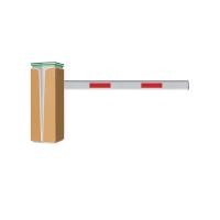 China Vehicle  New Design Durable LED Light Automatic Radar Sensor Traffic Boom Barrier Gate for sale