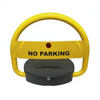 China Yellow Car Parking Locks Waterproof Remote Control Parking Lot Lock for sale