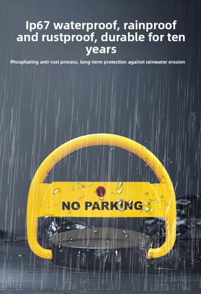 Quality Yellow Car Parking Locks Waterproof Remote Control Parking Lot Lock for sale
