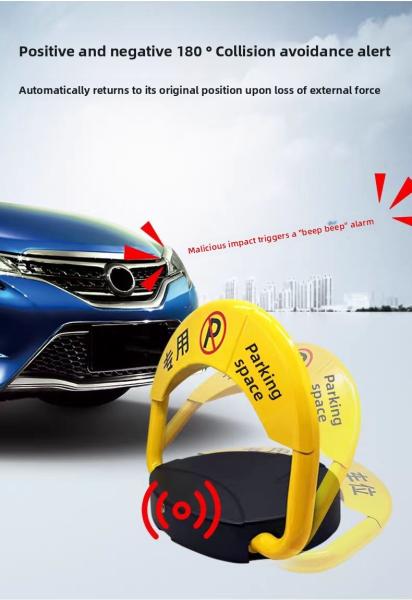 Quality Yellow Car Parking Locks Waterproof Remote Control Parking Lot Lock for sale