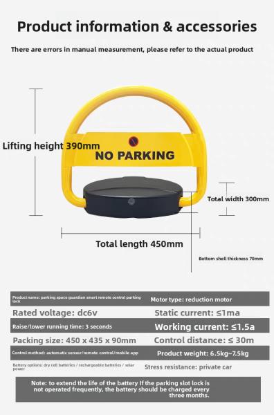 Quality Rust Resistant Car Parking Locks Space Saving Remote Control Parking Lock IP67 for sale