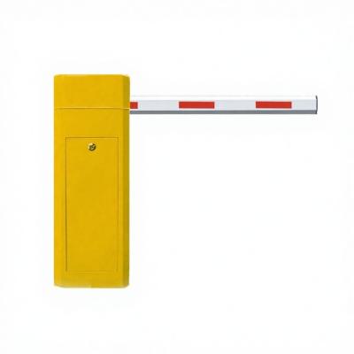 China Automatic Traffic Barrier Gates , Yellow Security Boom Gate Barrier Customizable Arm Length for sale