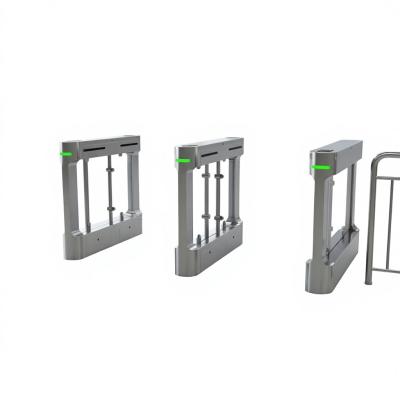 China 2 Way Flap Barrier Gate Access Control Speed Gate Turnstile Anti Pinch for sale