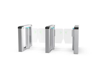 China Anti Tailgating Flap Gate Barrier , Speed Gate Turnstile For Gym Office Building Attendance for sale