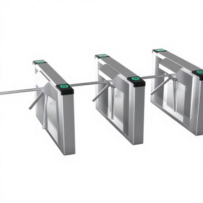 China SUS 201 Stainless Steel Tripod Turnstile Electric Three Roll Gate Smart Access Control for sale