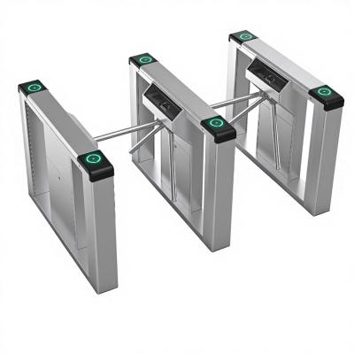 China SUS304 Fully Automatic Tripod Turnstile Gate Face Recognition Access Control System for sale