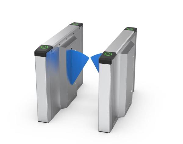 Quality SUS201 Swing Turnstiles Anti Pinch Anti Tailgating Access Control Turnstile Gate With Card Reader for sale
