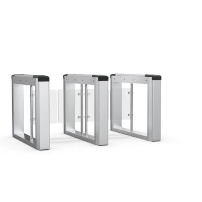 China 304 Stainless Steel Swing Turnstile Gate , Flap Barrier Turnstile Gate for sale