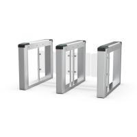 Quality Double Waist Height Turnstile 2 Way Swing Barrier Turnstile For Supermarket for sale