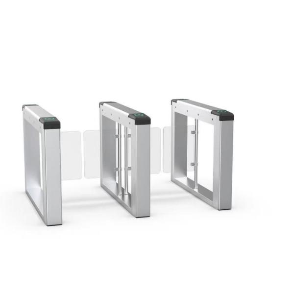 Quality 1.0Turbo Facial Recognition QR Code Turnstile Gate For School Stadium / Office Building for sale