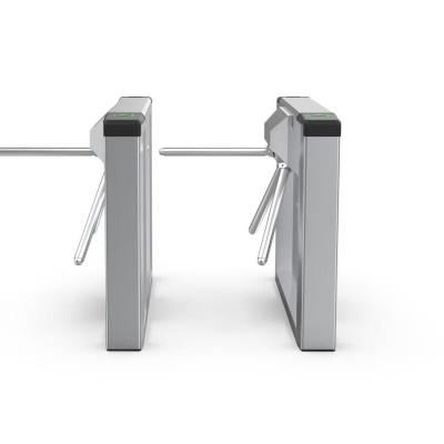 China Easy Integration Automatic Vertical Tripod Turnstile Gate SUS 201 Stainless Steel for sale