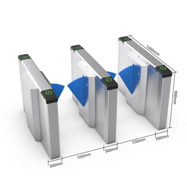 Quality IP54 Stainless Steel Swing Gate Turnstile With Face Recognition 2 Way for sale