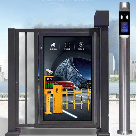 Quality 1 Way Full Height Sliding Turnstile Gate Fully Automatic Full Height Pedestrian for sale