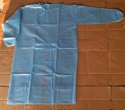Cina Gli abiti eliminabili non tessuti dell'esame medico con l'iso del CE elastico del polsino S-3XL hanno approvato in vendita