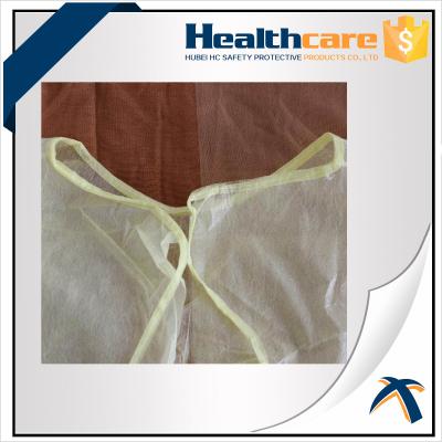 China Latexfreie 20 g/m² Einweg-Untersuchungskittel für Patienten zu verkaufen