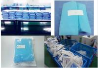 China High Efficiency Disposable Surgical Drapes With Adhesive Side SMS Material for sale