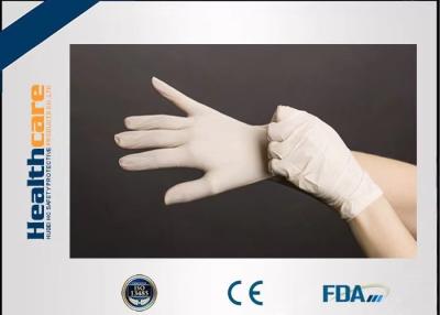 Cina Guanti eliminabili Oilproof bianco blu del vinile libero del lattice del PVC di dimensione di S-XL impermeabile in vendita