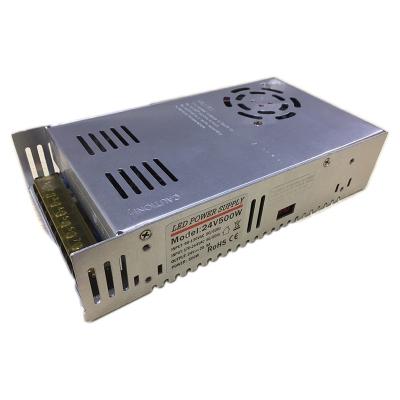 China 24v 500w Indoor power supply IP20 Transformer Adapter for LED Light for sale
