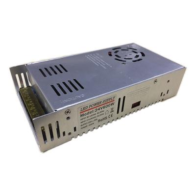 China 24v 600w Indoor power supply IP20 Transformer Adapter for LED Light for sale