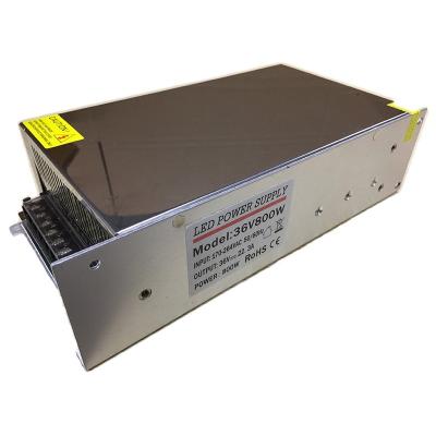 China 36v 800w Indoor power supply IP20 Transformer Adapter for LED Light for sale