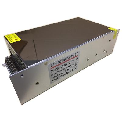 China 36v 1000w Indoor power supply IP20 Transformer Adapter for LED Light for sale