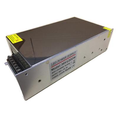 China 36v 1200w Indoor power supply IP20 Transformer Adapter for LED Light for sale