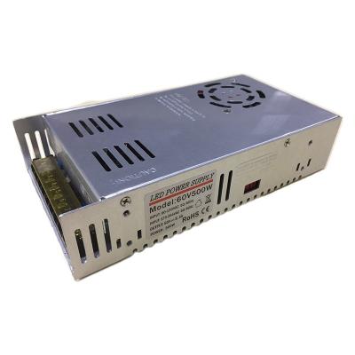 China 60v 500w Indoor power supply IP20 Transformer Adapter for LED Light for sale
