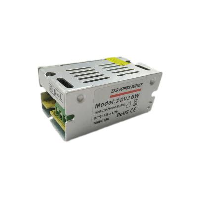 China 12v 15w Indoor power supply IP20 Transformer Adapter for LED Light for sale
