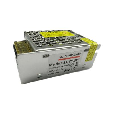 China 12v 25w Indoor power supply IP20 Transformer Adapter for LED Light for sale