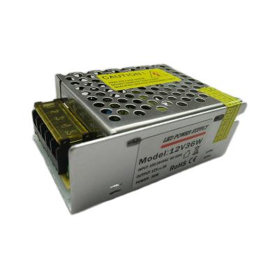 China 12v 36w Indoor power supply IP20 Transformer Adapter for LED Light for sale