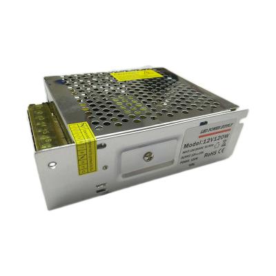 China 12v 120w Indoor power supply IP20 Transformer Adapter for LED Light for sale