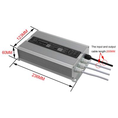 China 200w led waterproof power supply 12v  IP67 LED transformer Adapter for LED Light for sale